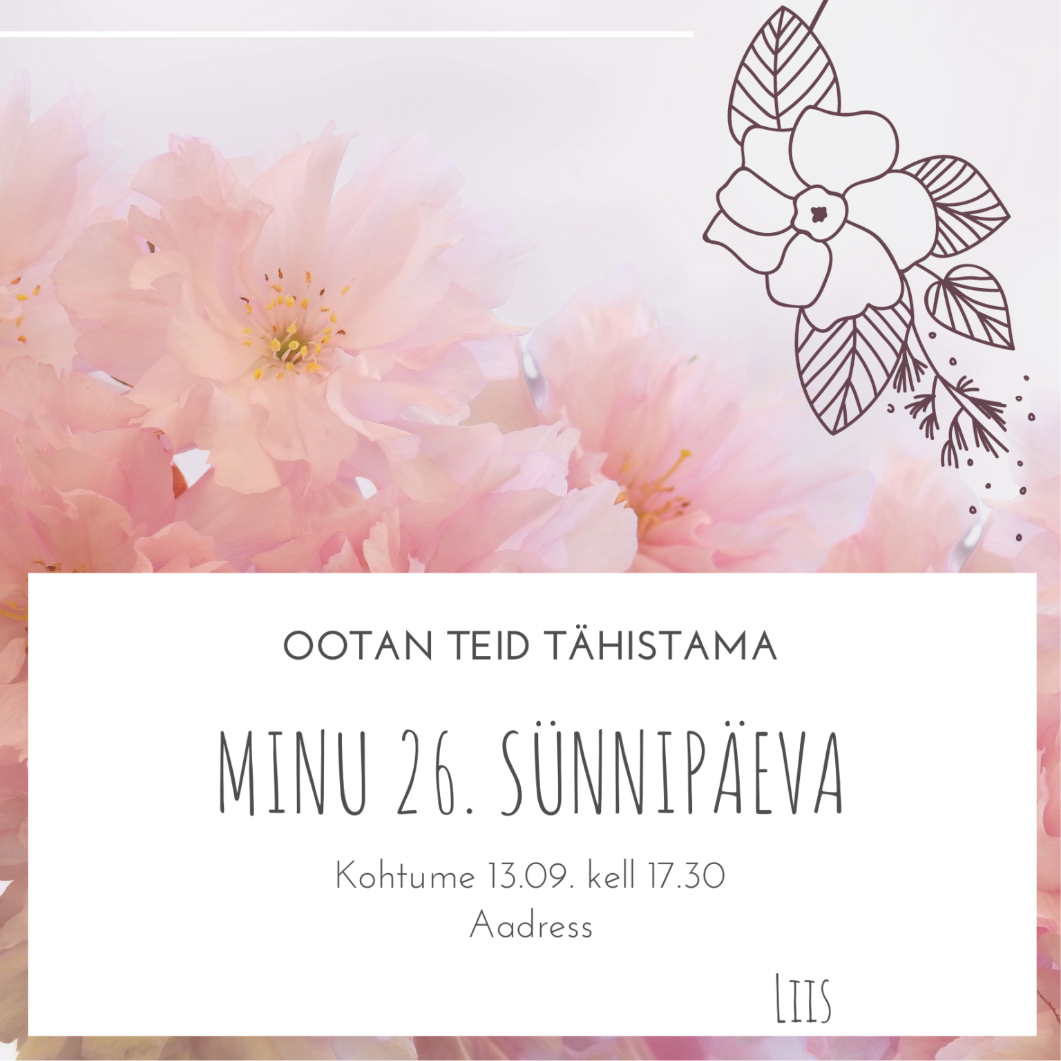 TASUTA! Kutse sünnipäevale